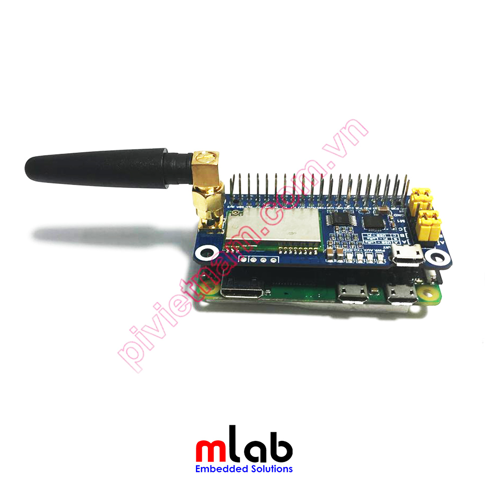 Module SX1268 LoRa HAT 433MHz dành cho Raspberry Pi